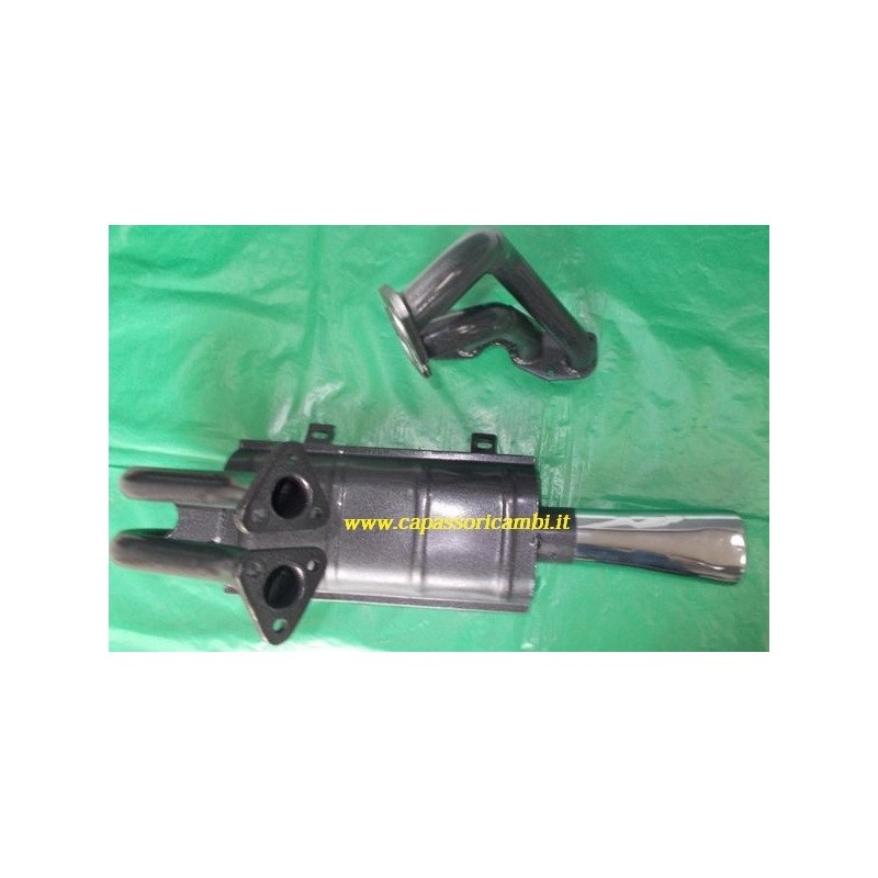 MARMITTA SPORTIVA TERMINALE A PAPERA FIAT 600